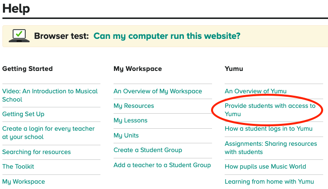 Creating Logins – Lancashire Music Hub